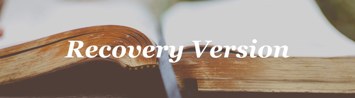 Recovery Version Bible Review | conversant faith